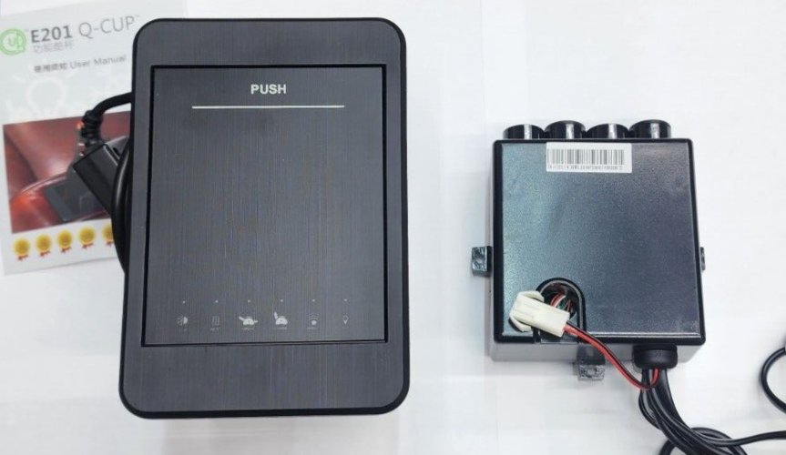 eMoMo Q-Cup E201LHRCW Recliner Cup Holder & Control Box - Set of 2 — RV ...