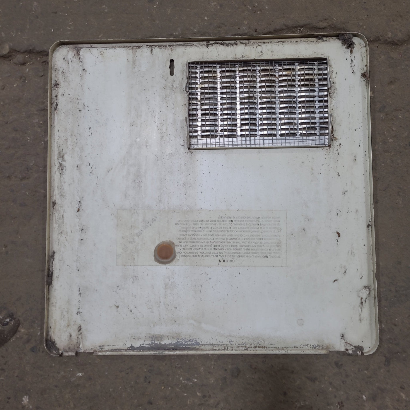 Used Atwood/ Dometic Water Heater Access Door Off White For 10 Gallon ...