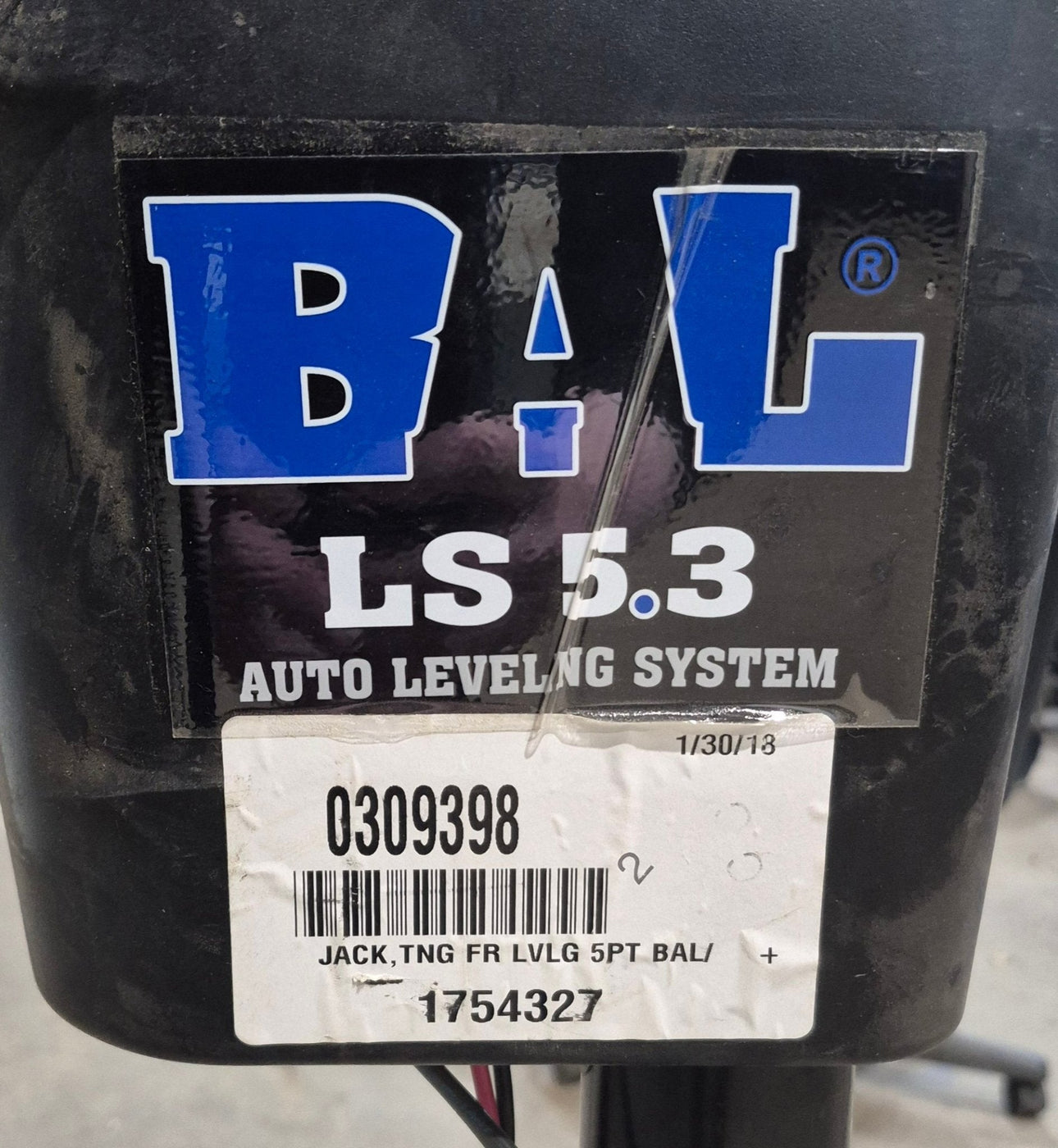 Used BAL LS 5.3 Electric/Power Tongue Jack - A-Frame style — RV Part ...