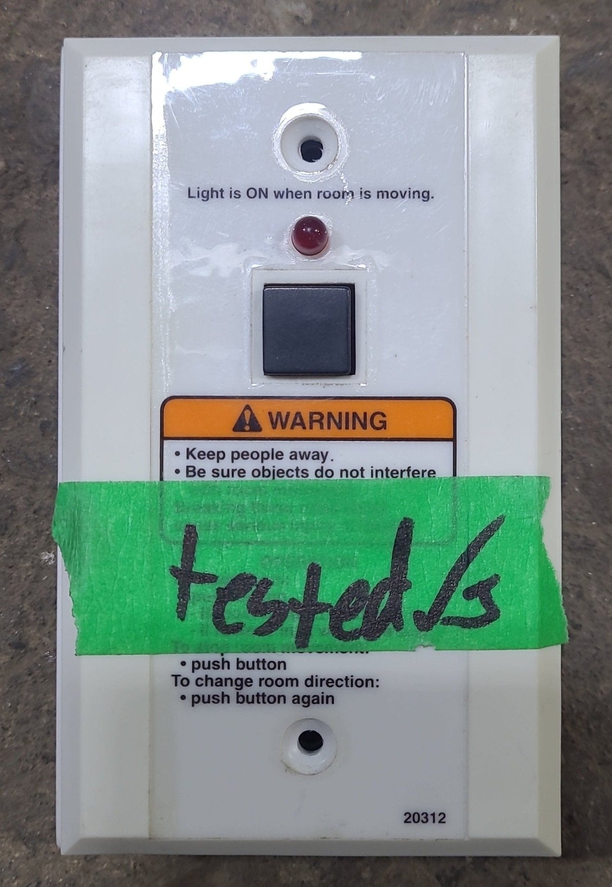 Used Barker Slide-Out Electric Switch Assembly - 18661 — RV Part Shop CA