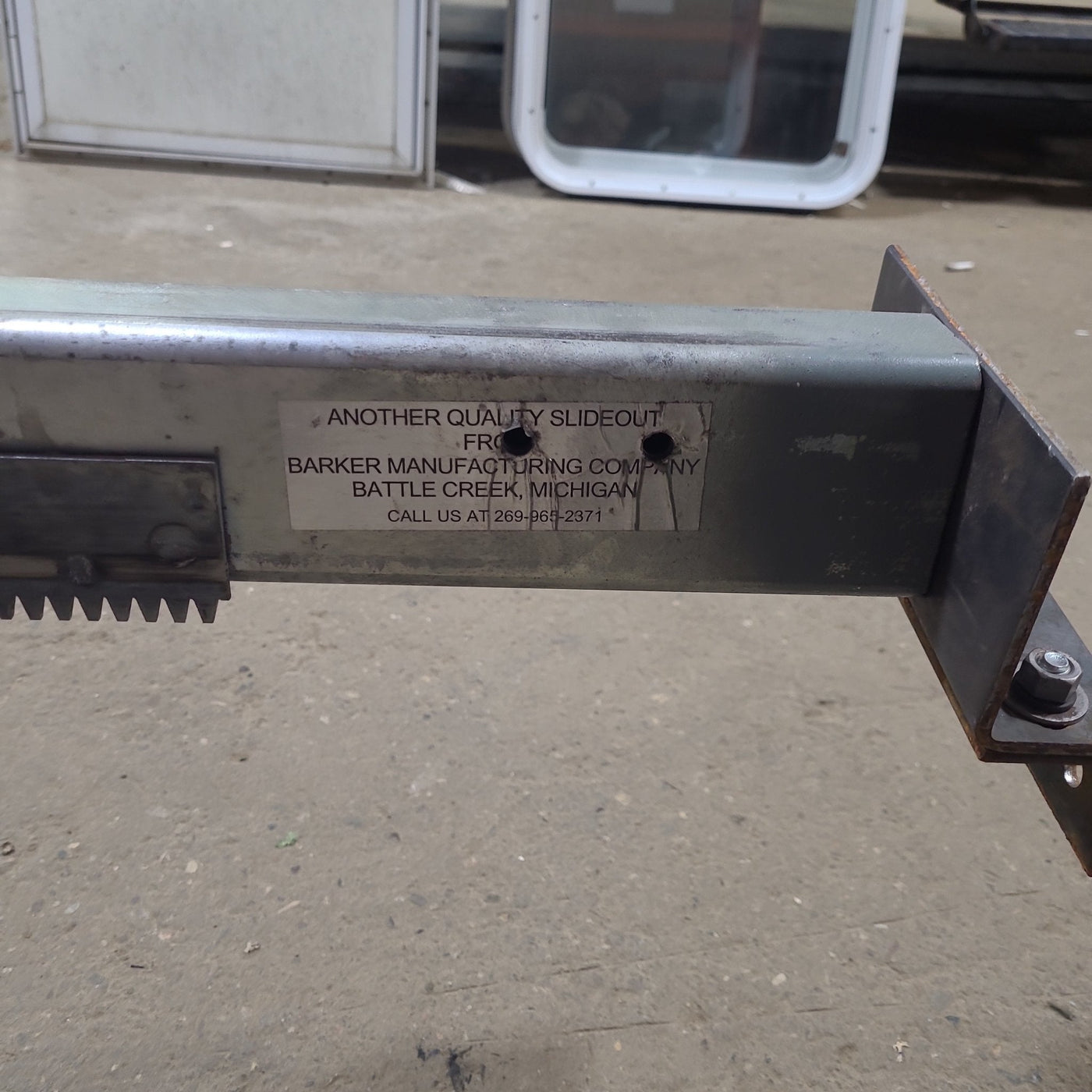 Used Barker Slide Out Track - Rack & Pinion — RV Part Shop CA
