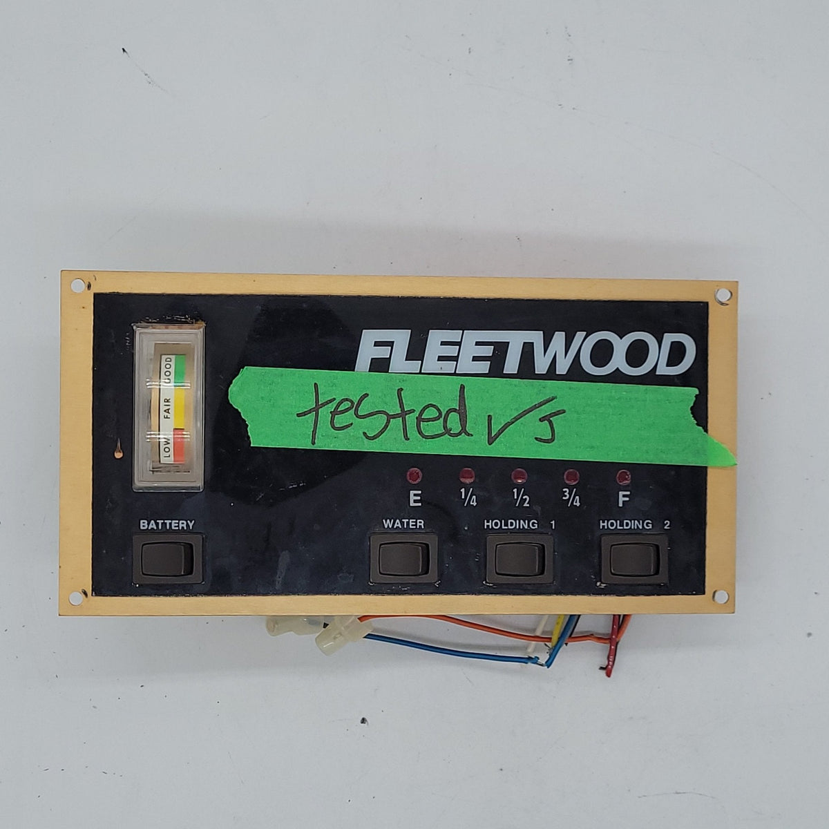 Used LVS Industries, Fleetwood Branded Control Panel - 29647 — RV Part ...