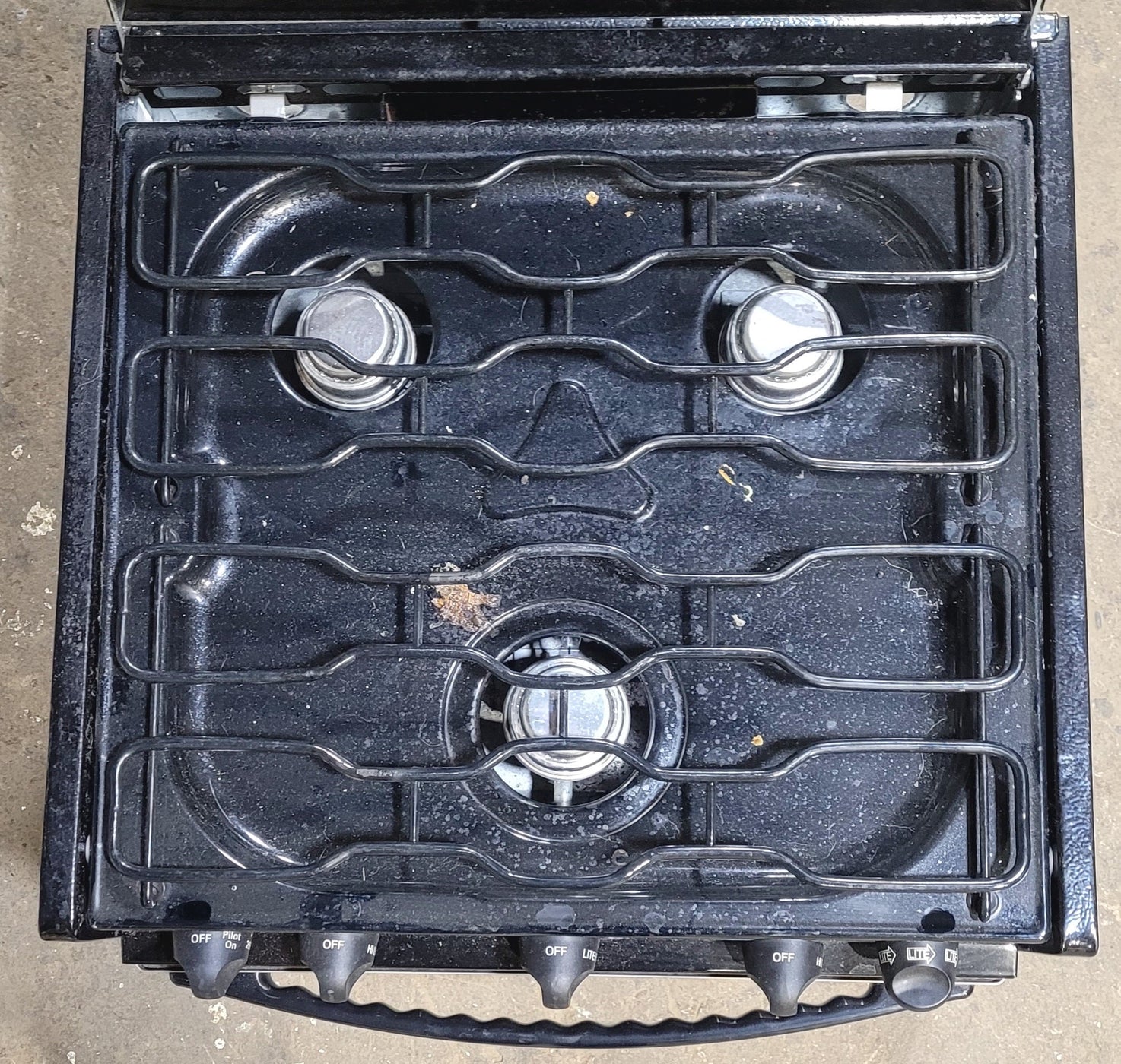 Used Magic Chef 3 Burner RV Range / Cooktop - CLY1620BDS — RV Part Shop CA