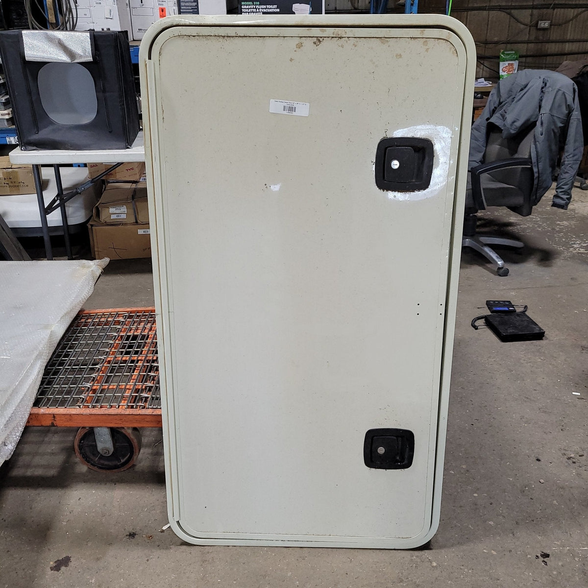 Used Radius Cargo Door 52" x 28" X 1 1/2" D — RV Part Shop CA