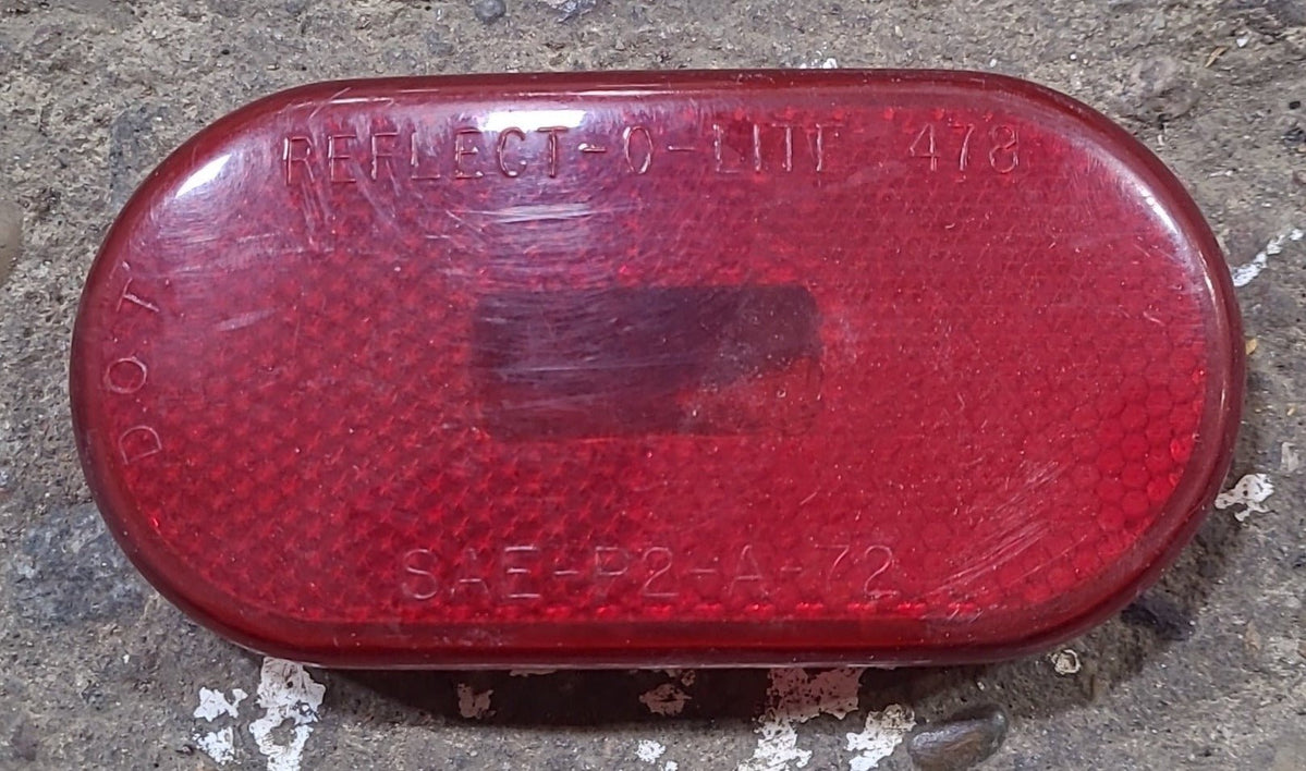 Used Reflect-O-Lite 478 - SAE-P2-A-72 Replacement Lens for Marker Ligh ...