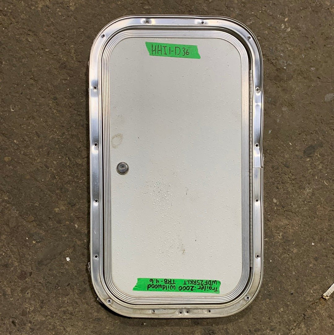 Used RV Radius Cargo / compartment Door 19 3/4 x 10 7/8" x 5/8" — RV ...