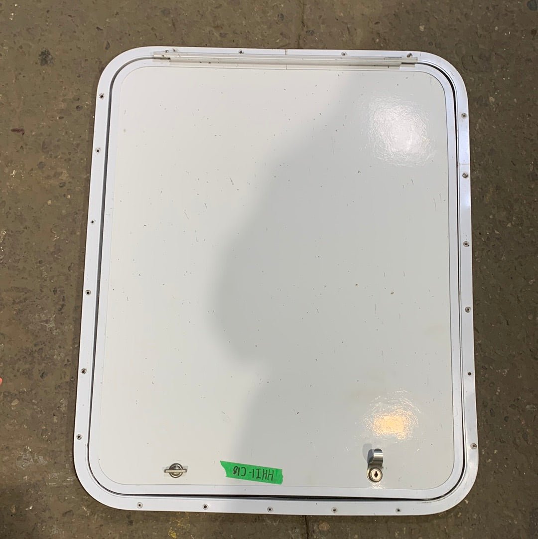 Used RV Radius Cargo / compartment Door 29 3/4" x 23 7/8" x 3/4" — RV ...