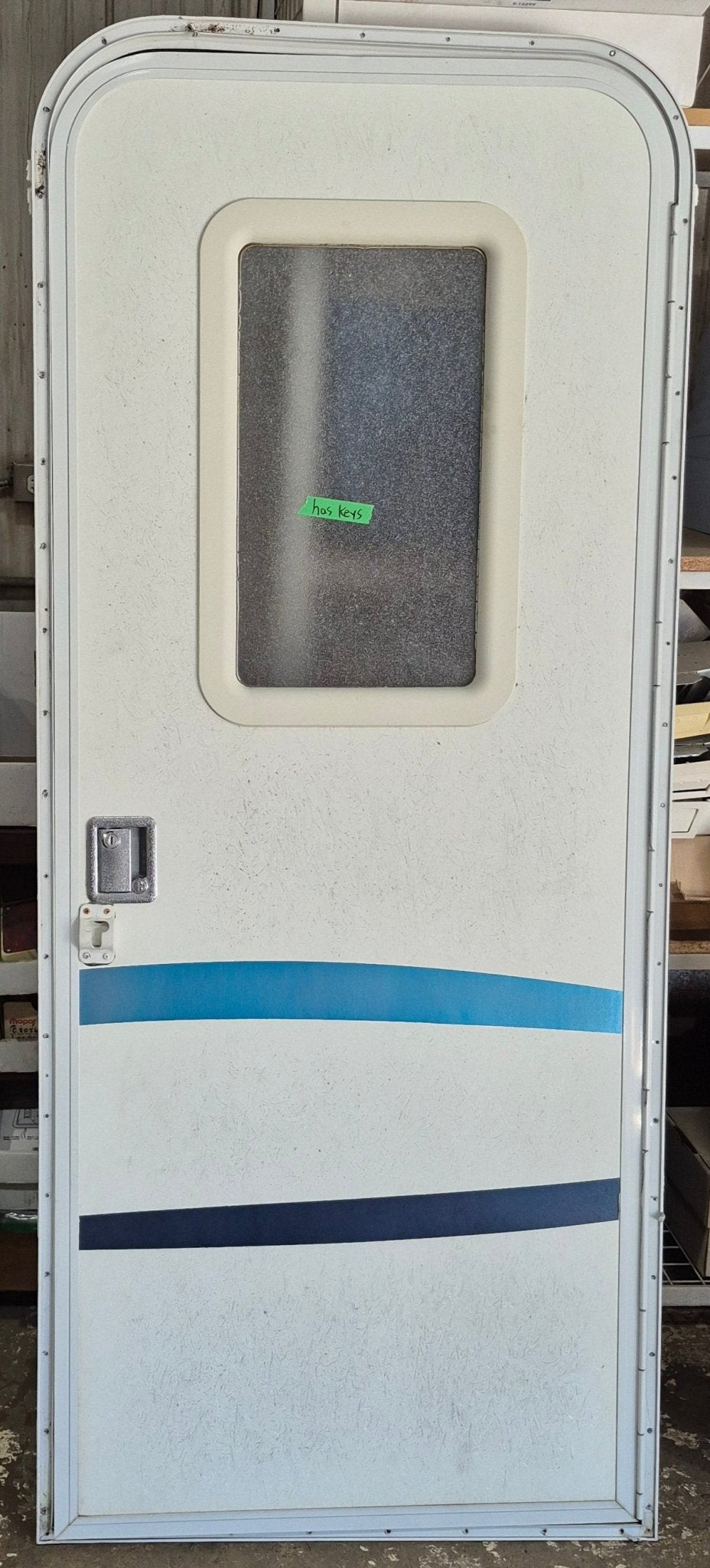 Used RV Radius Entry Door 29 1/2" W x 72" H — RV Part Shop CA
