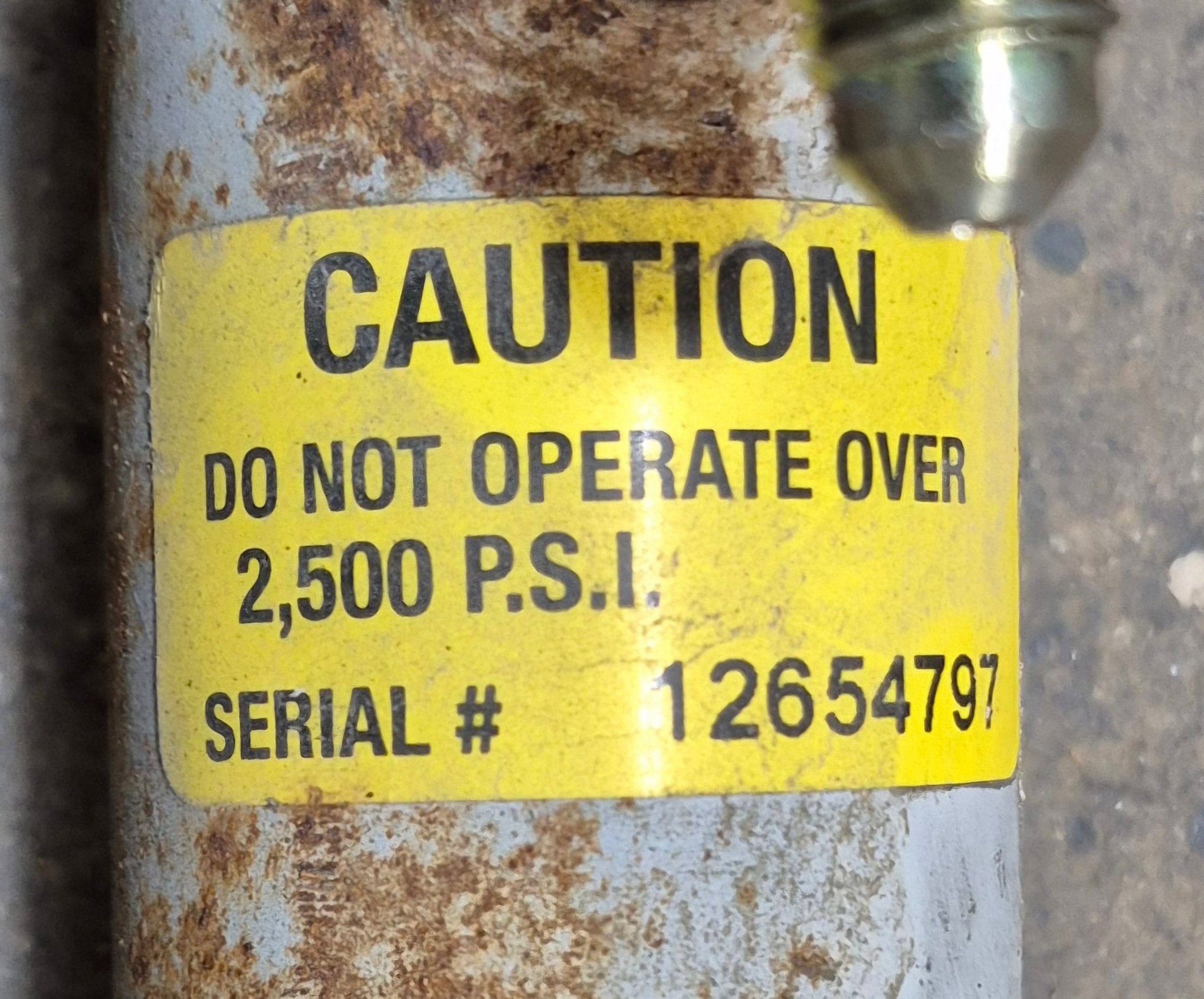 Used Slide Out Hydraulic Ram/ Cylinder- 25000 PSI — RV Part Shop CA