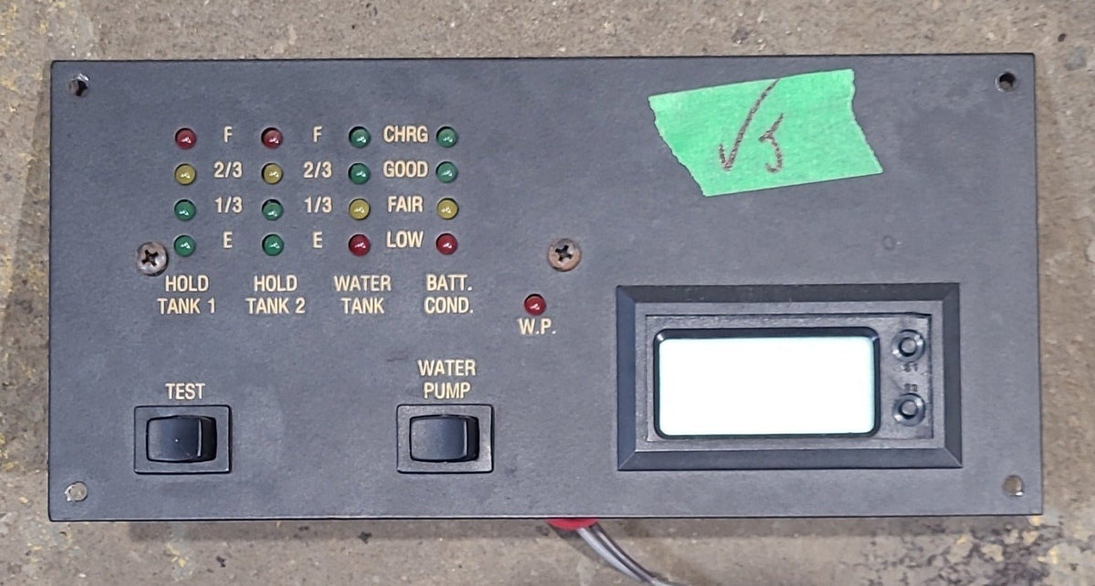 Used Tank Monitor System Panel — RV Part Shop CA
